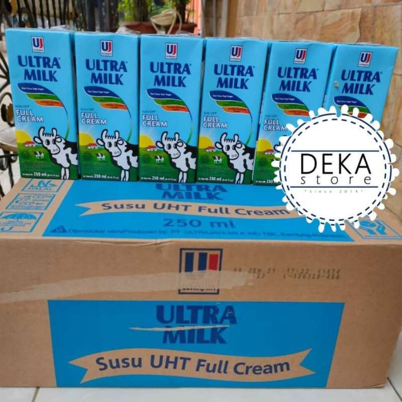 Jual Susu Ultra 250 Ml Di Seller Deka_store - Tugu, Kota Depok | Blibli