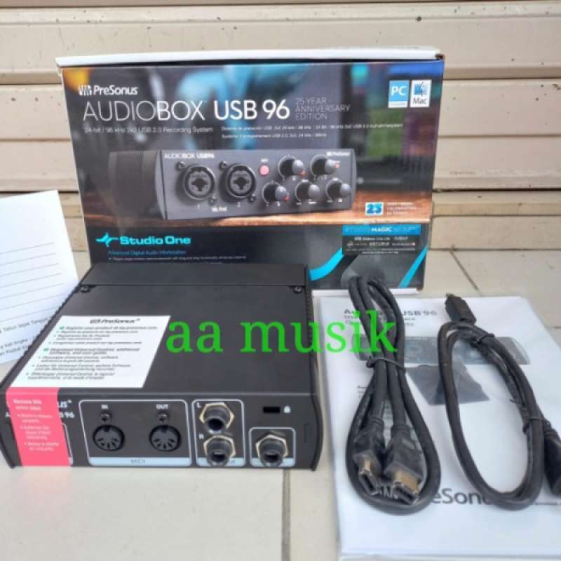 Promo Sound Card Presonus Audiobox Usb 96 Diskon 15% Di Seller Tabriiz ...