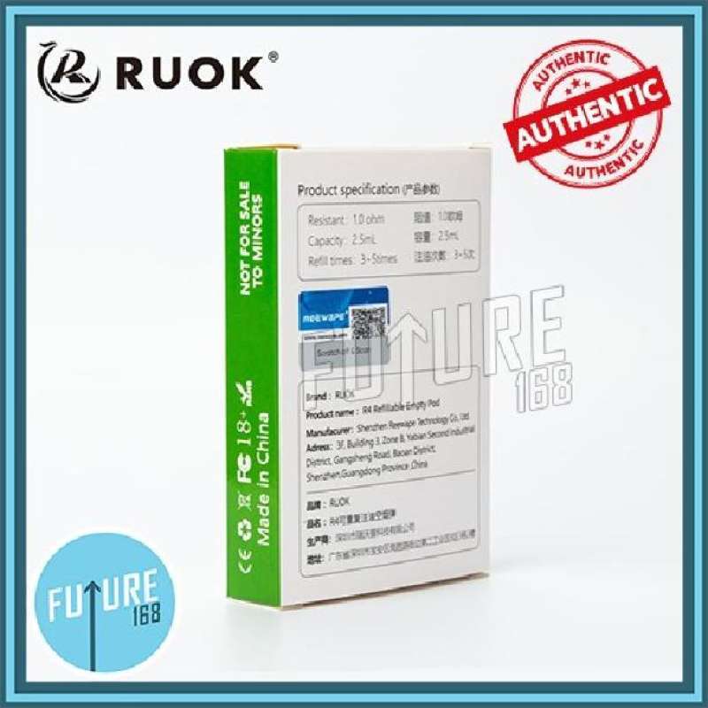 Jual Relx Rouk R4 Cartridge Compatible For Relx Infinity, Ruok ...