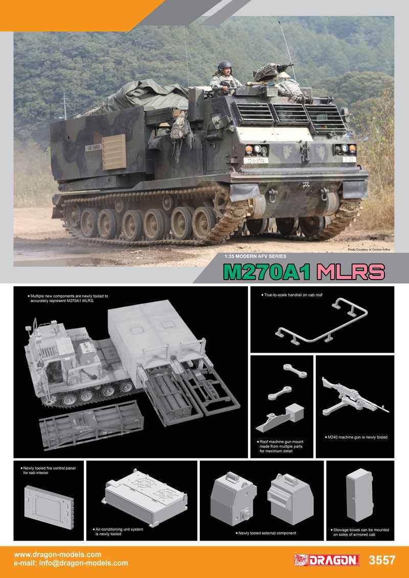Jual M270A1 MLRS Skala 1:35 Mokit Dragon di Seller Nagatoy - Duri ...