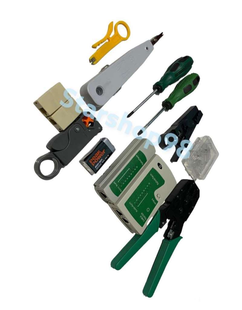 Jual Networking Toolkit Set 7 In 1 Lan Tool Set And Tester Di Seller