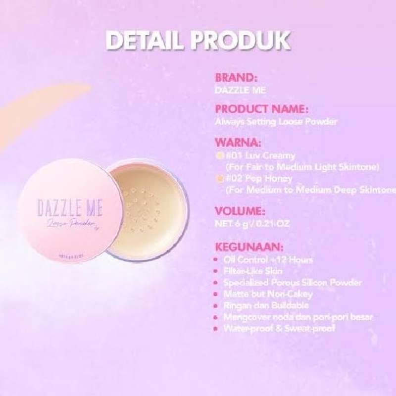 Jual Dazzle Me Loose Powder - 02 Pop Honey Di Seller Gar Cosmetic ...