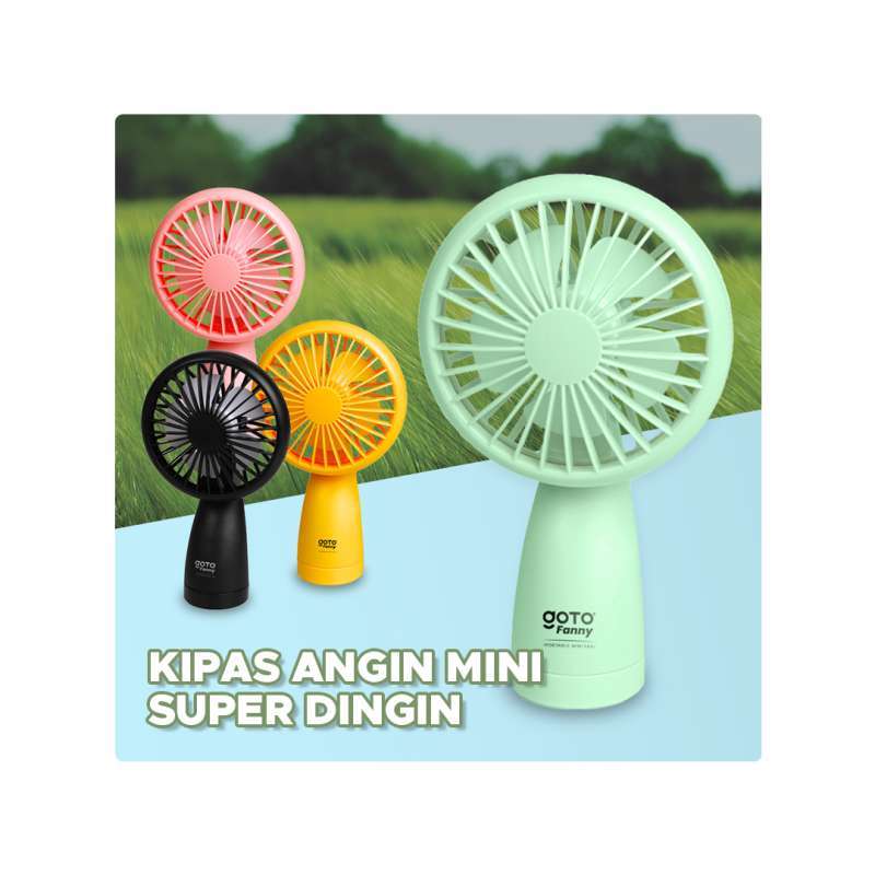 Promo Goto Fanny Mini Fan Kipas Angin Kecil Lucu Genggam Tangan ...