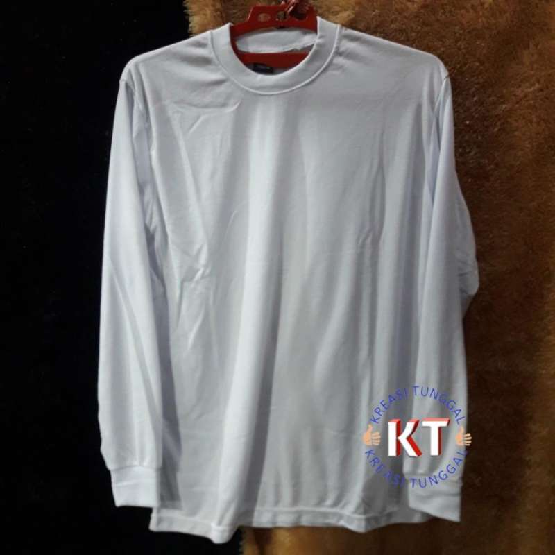 Jual kaos polos putih lengan panjang/kaos dalam kerah pendek di Seller ... Jual kaos polos putih lengan panjang/kaos dalam kerah pendek di Seller ...
