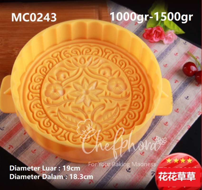 Jual Cetakan Mooncake Jumbo Kue Bulan Satru 1000gr 1500gr 1kg 1.5kg ...