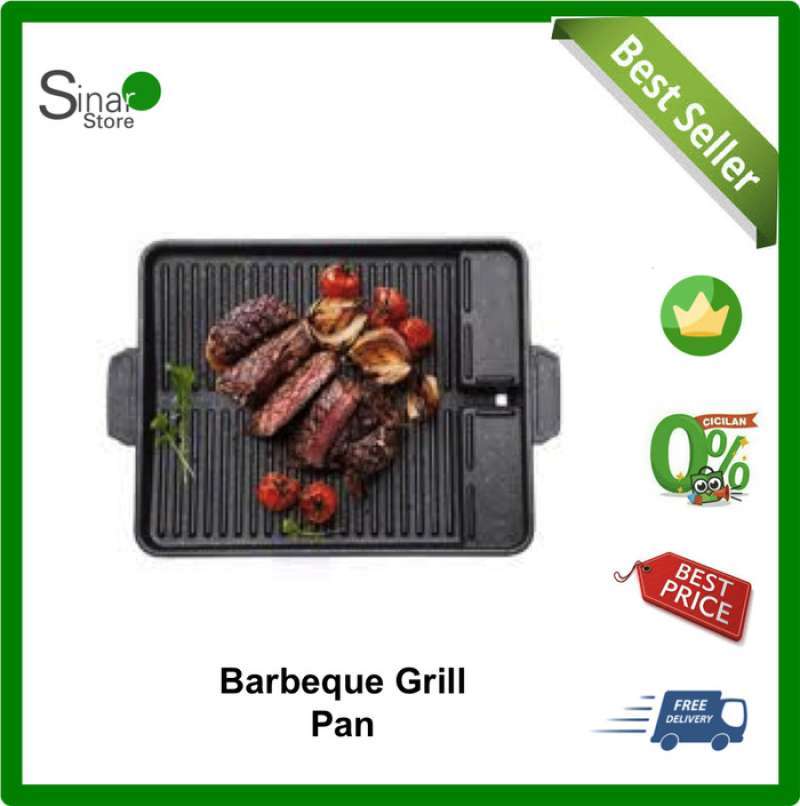 Promo Yakiniku Grill Pan Alat Panggang Sate Ayam Ikan Bakar Korean Free ...