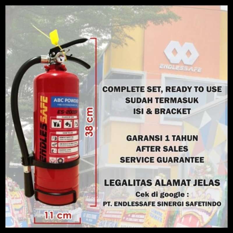 Jual Promo Apar 2kg Isi Abc Powder Komplit Set /fire Extinguisher ...