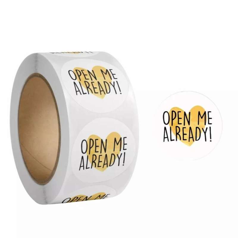 Jual Stiker Label Open Me Original Harga Termurah Mei 2024 | Blibli