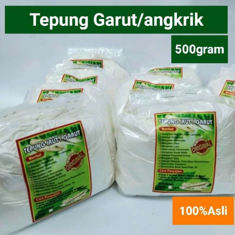 Promo no brand tepung angkrik irut pati garut asli@500gr.0bat asam ...
