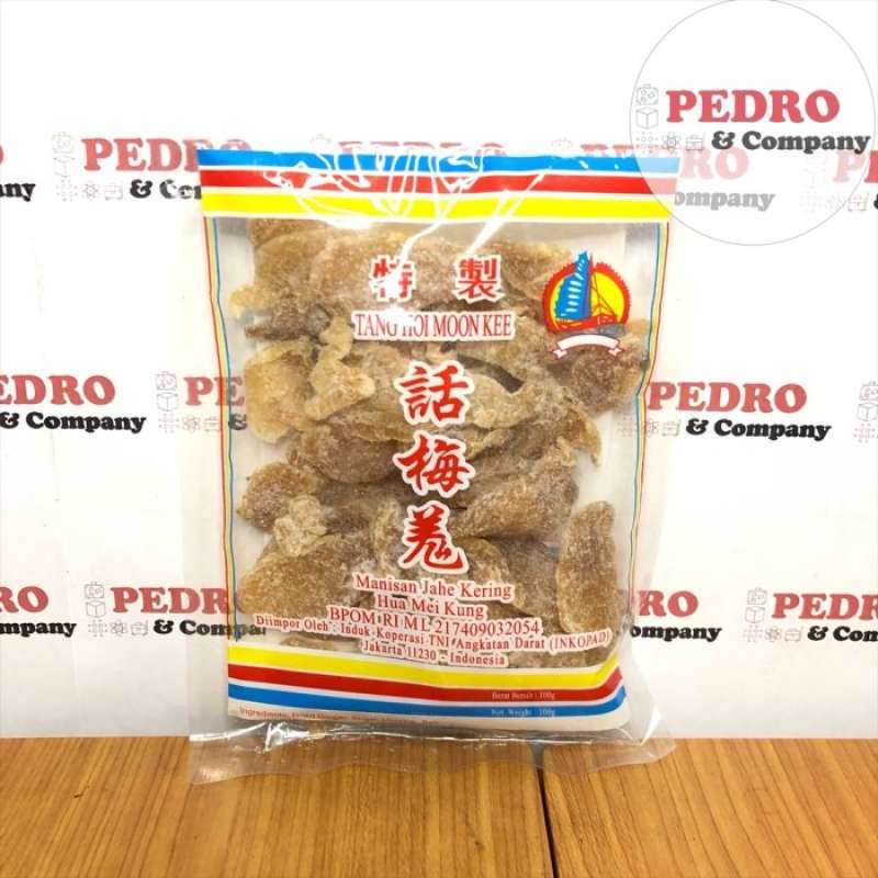Promo no brand Tang hoi moon kee manisan jahe kering 100 gram - dried ...