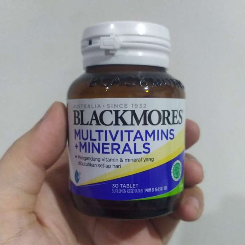 Jual Blackmores - Multivitamins + Minerals Multivitamin Mineral 30 Tablet Bpom Kalbe Di Seller ...