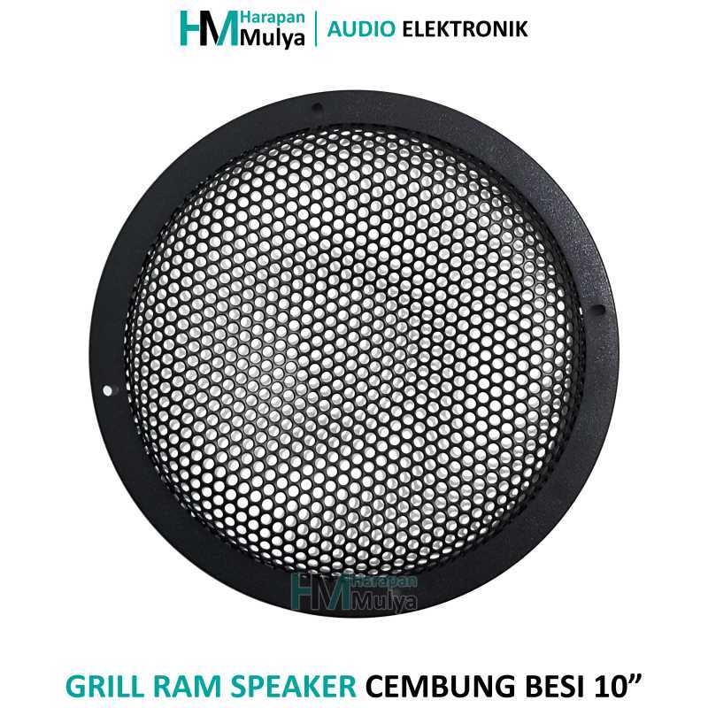 Jual Grill Speaker 10 Cembung / Ram Penutup Pelindung Speaker 10 inch ...