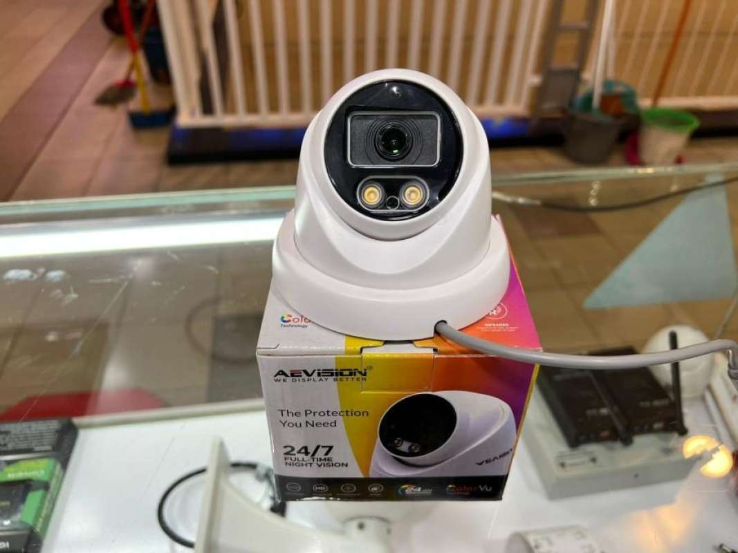 Jual Paket Dvr Hikvision 8 Ch 8 Camera Colorvu 5mp Audio Merek Aevision ...