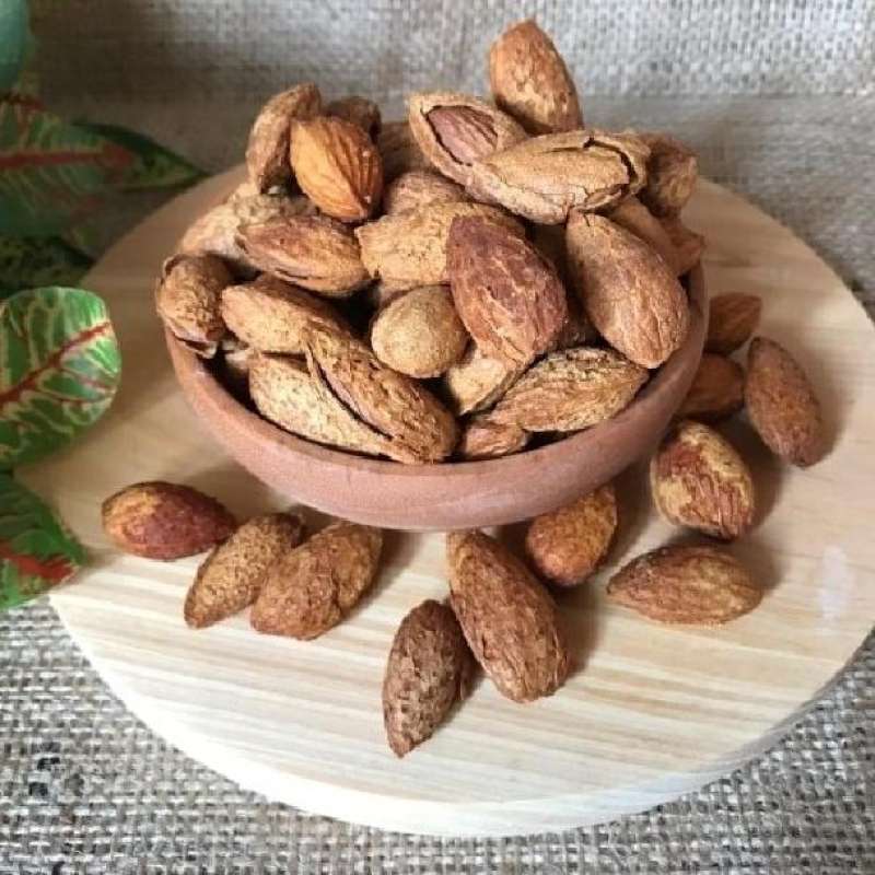 Jual Kacang Almond Kulit Panggang Rasa Susu / Roasted Almond Milk - 1kg ...