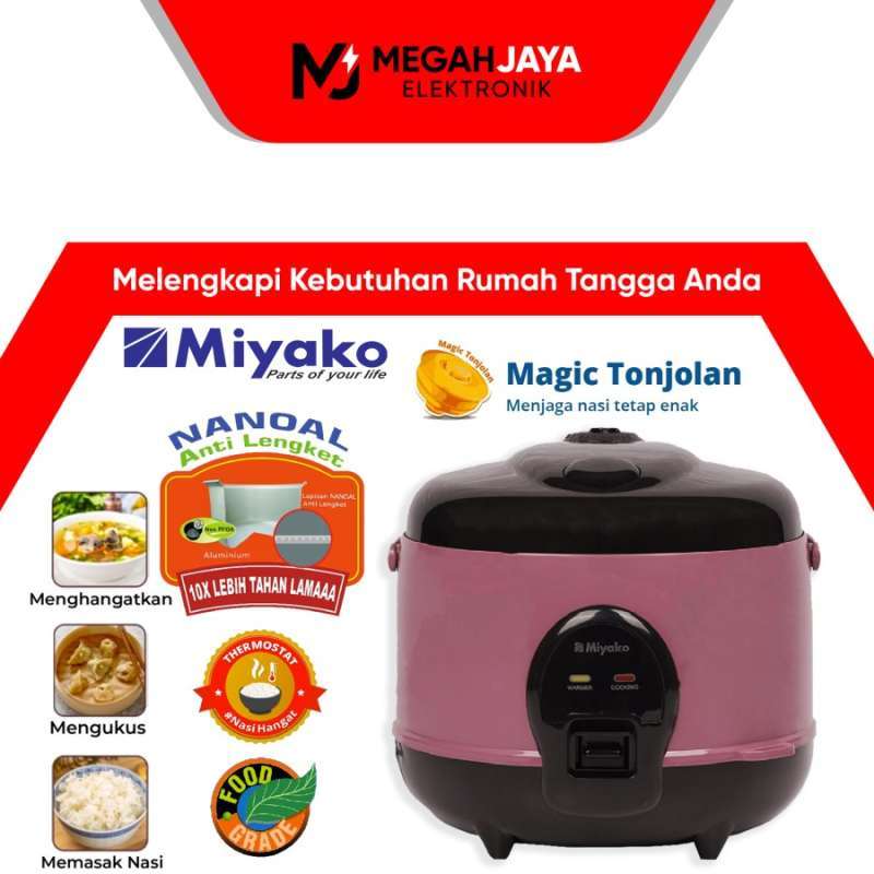 Jual MIYAKO RICE COOKER / MAGIC COM MCM 512C SBC / MCM-512C SBC (1,2 ...