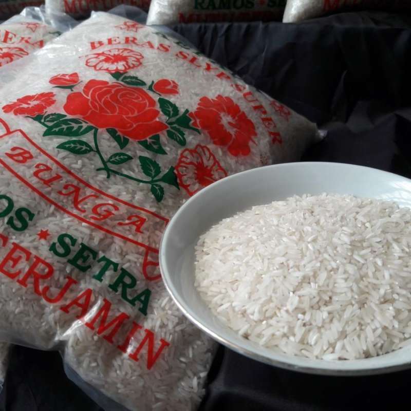 Jual Beras Bunga - 5 Kg & 5 Lt - Beras Putih - Super Setra Ramos Di ...