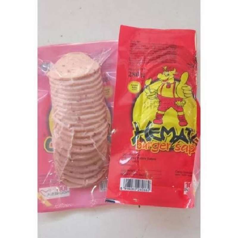Jual Hemato Burger Sapi Mini 280 gr di Seller Zahra Frozen Sleman - Kab ...