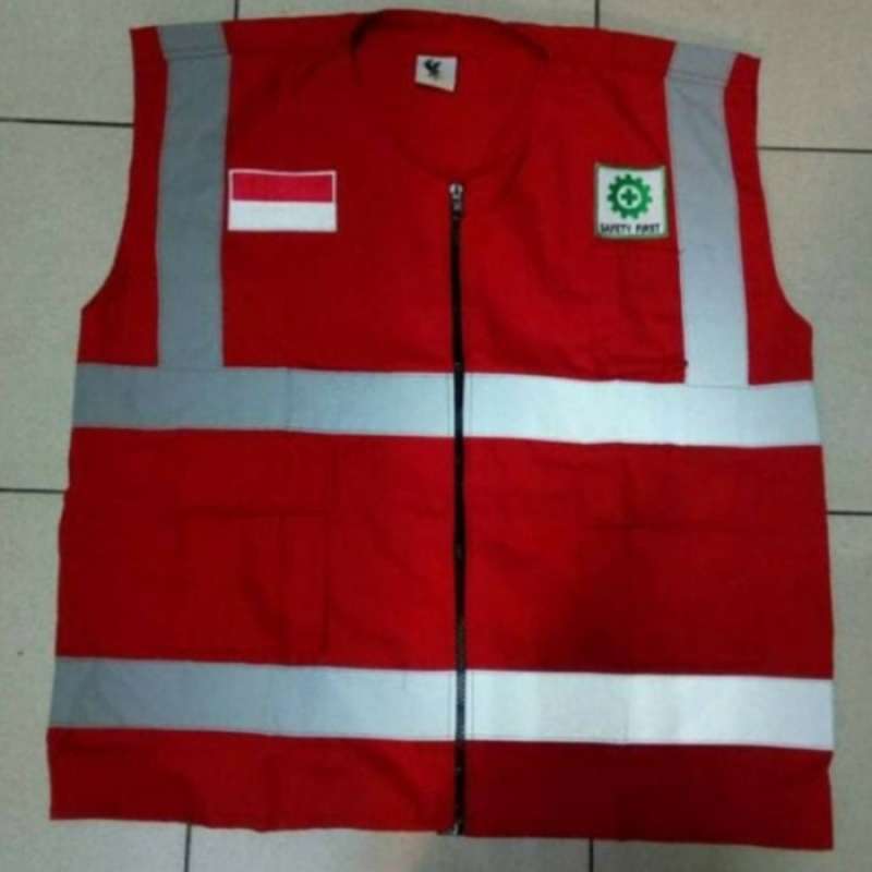 Jual Rompi Safety/Rompi Safety Merah/Rompi Safety Proyek di Seller Axie ...