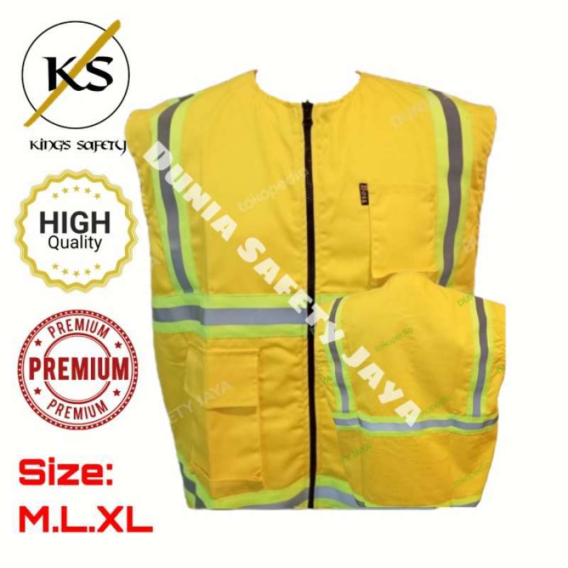 Jual ROMPI SAFETY/ROMPI KERJA/SAFETY VEST WARNA KUNING di Seller Axie ...