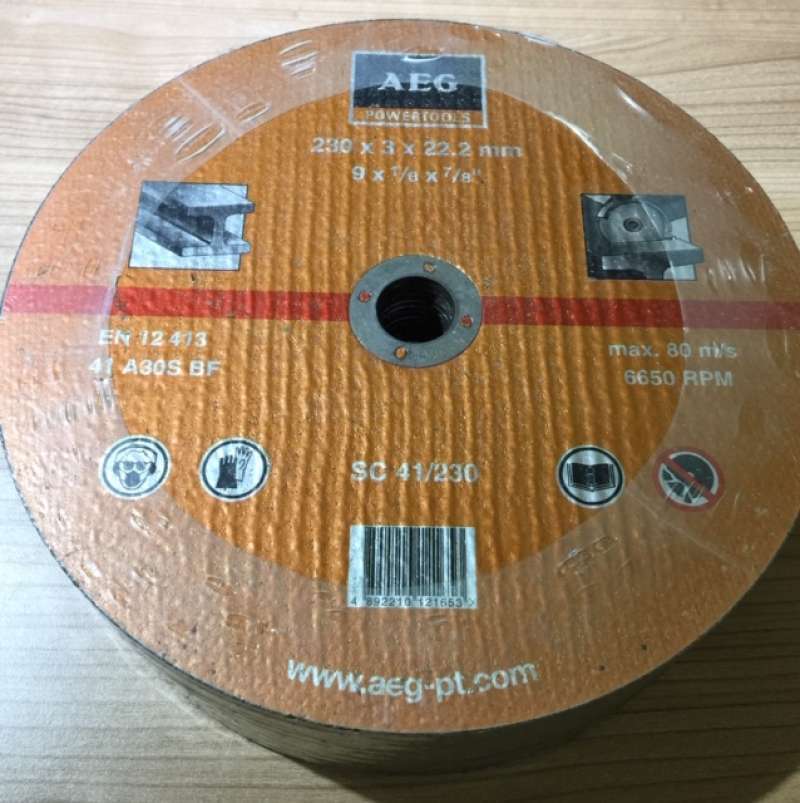 Jual AEG Batu Gerinda Potong [9 Inch Metal Cutting Disc] di Seller VEI ...