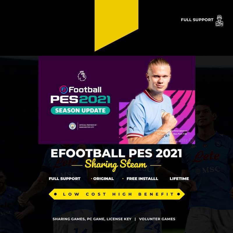 Jual EFOOTBALL PES 2021 PC ORIGINAL + LATEST UPDATE di Seller Volunter ...