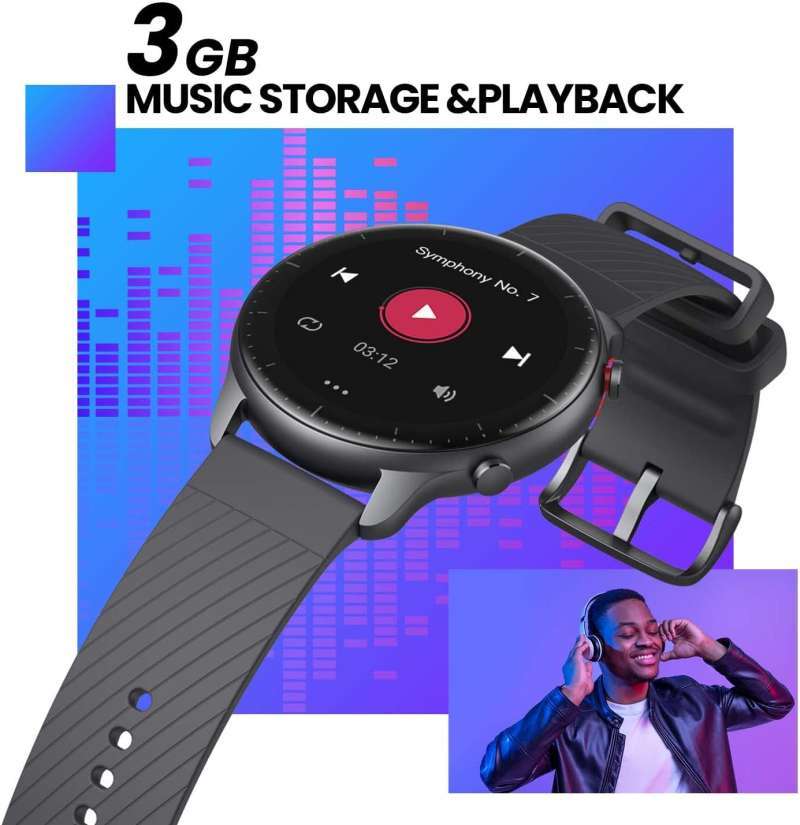 Jual Amazfit Gtr 2 New Version 2022 - Thunder Black Di Seller Jikalaku ...