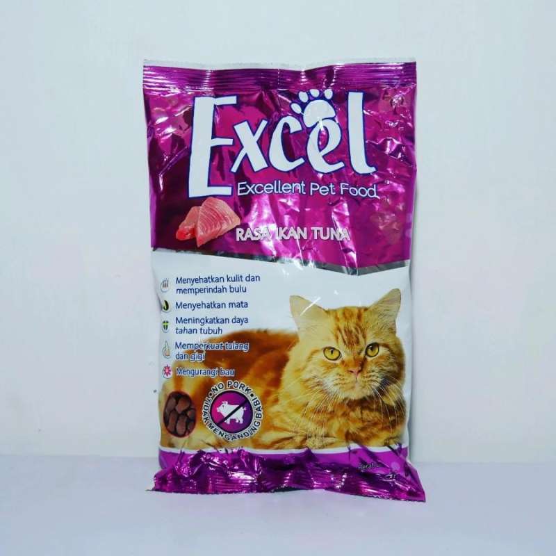 Promo Excel Makanan Kucing Dewasa Excel Tuna '''excellent Food''' 500gr ...