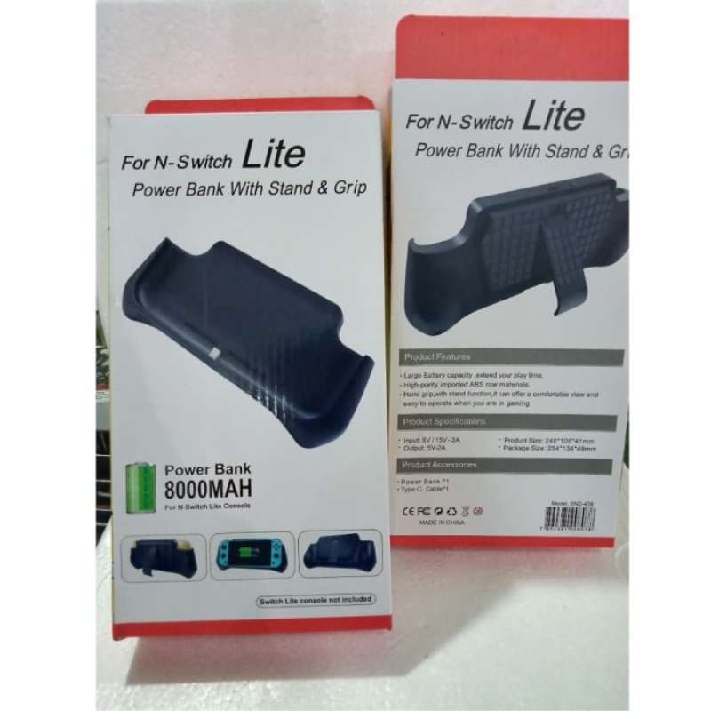 Promo Power Bank 8000 mAh With Stand & Grip Nintendo Switch Lite Diskon ...
