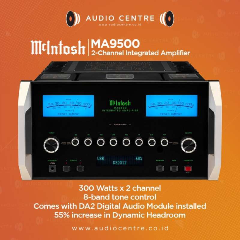 Jual Mcintosh Ma9500 Integrated Amplifier With Da2 Module Dac Made In ...