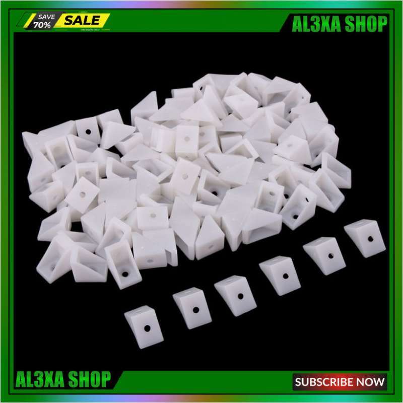 Jual Fenteer1100x Shelf Support Corner Brace Angle Bracket 90 Degree Di ...