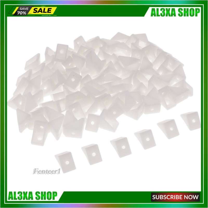 Jual Fenteer1100x Shelf Support Corner Brace Angle Bracket 90 Degree Di ...