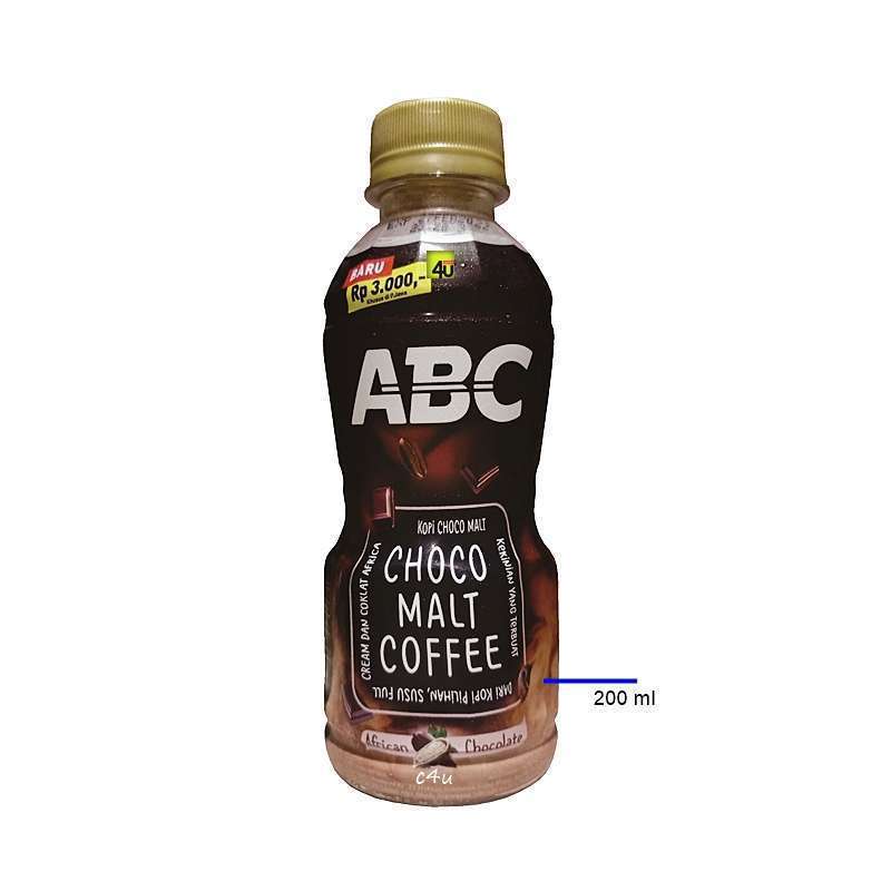 Jual ABC - CHOCO MALT COFFEE Drink [200ml] Botol RTD di Seller bunda ...