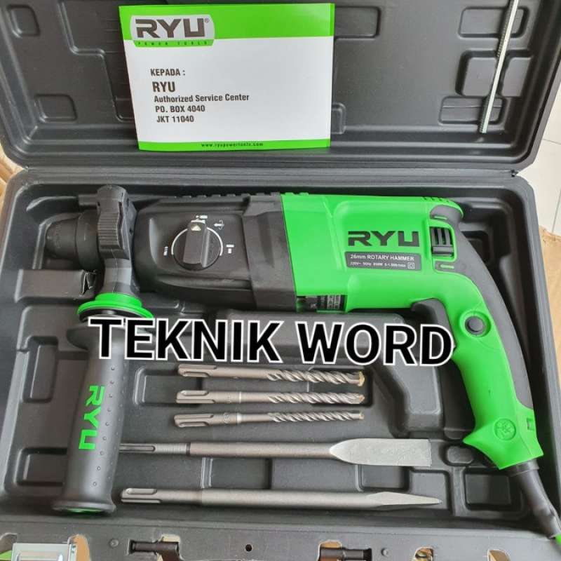 Promo MESIN BOR BOBOK BETON RYU RRH 26/ ROTARY HAMMER RYU MESIN BOBOK BETON Diskon 9% di Seller ...