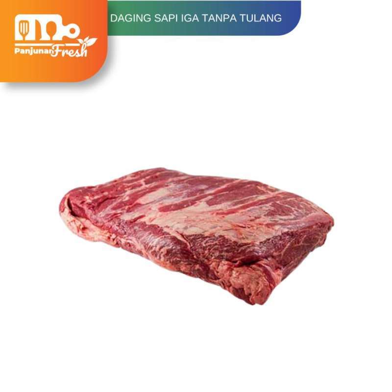 Promo Daging Iga Sapi Tanpa Tulang 500 Gr Beef Brisket Non Bone Lokal