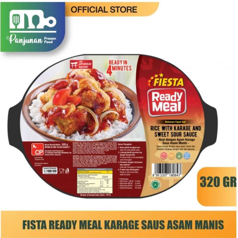 Jual Fiesta Ready Meal Rice with Karage and Sweet Sour Sauce 320gr di ...