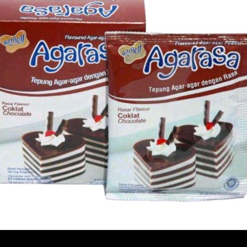 Jual Agarasa Chocolate 22gr Nutrijell Tepung Agar Agar dengan Rasa ... Jual Agarasa Chocolate 22gr Nutrijell Tepung Agar Agar dengan Rasa ...