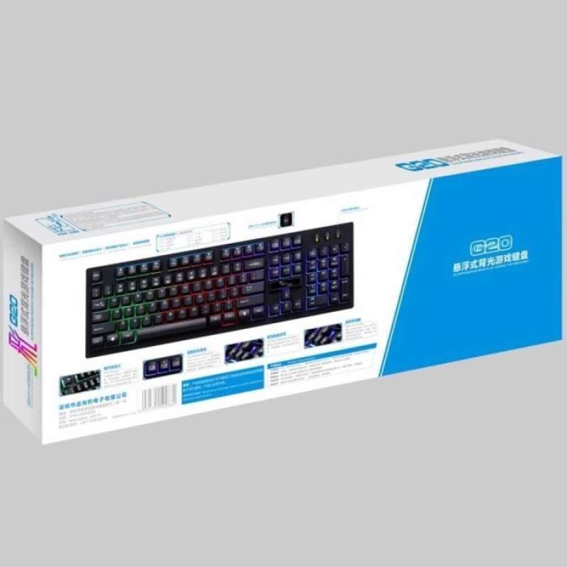 Promo Original Leopard G20 Gaming Keyboard Backlight Led Keren Diskon ...