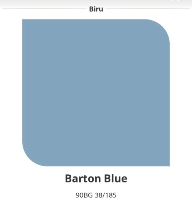 Promo Dulux Easy Clean Barton Blue 2,5l Gallon Tinting Css Diskon 9% Di ...