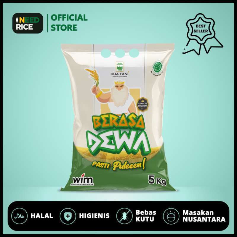 Jual Beras Dua Tani Berasadewa Kualitas Premium 5kg di Seller ineedrice ...