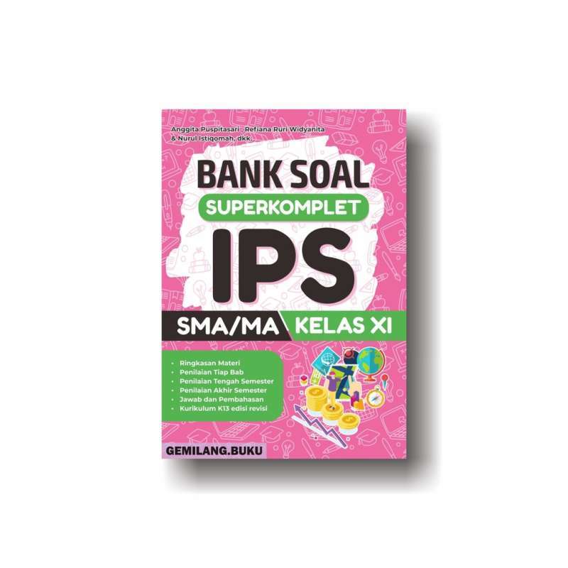 Jual Buku Bank Soal Superkomplet SMA/MA IPS Kelas XI - Charissa Publisher di Seller Gemilang ...