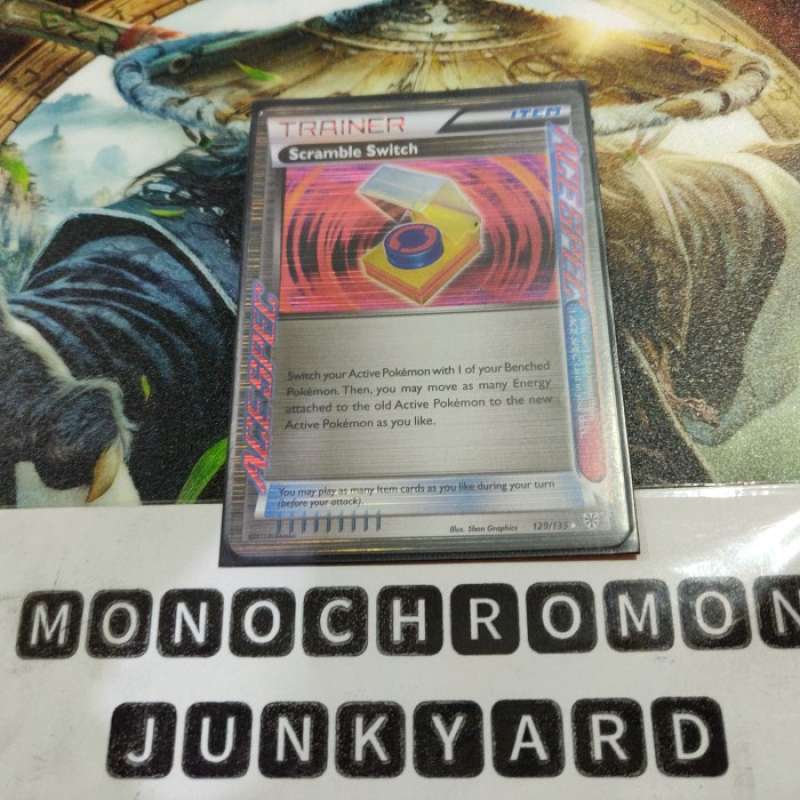 Promo Kartu Pokemon TCG EN BW8 Plasma Storm Scramble Switch Holo R ...
