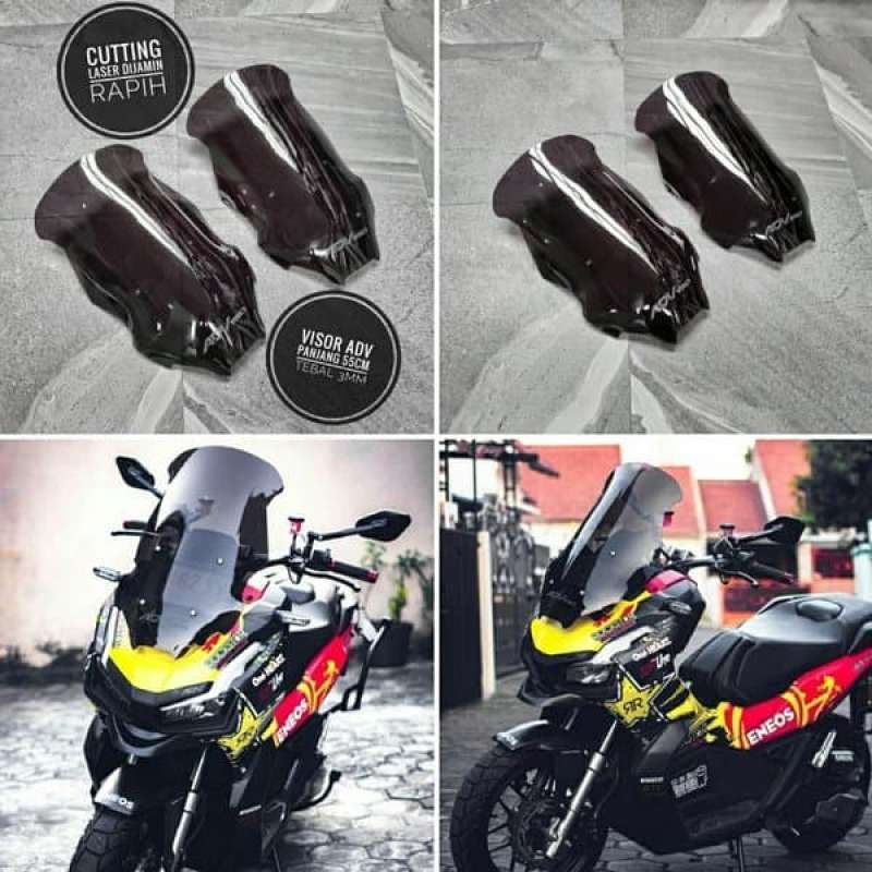 Promo Mika Adv150 Windshield Visor Honda Adv 150 Panjang Kaca Depan Adv ...