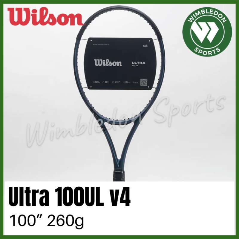 Jual Raket Tenis Wilson Ultra v4 / Raket Wilson Ultra 100 v4 ORIGINAL ...