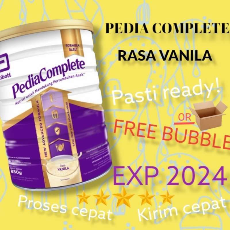 Promo SUSU PEDIASURE COMPLETE / PEDIACOMPLETE/ PEDIA COMPLETE KALENG ...