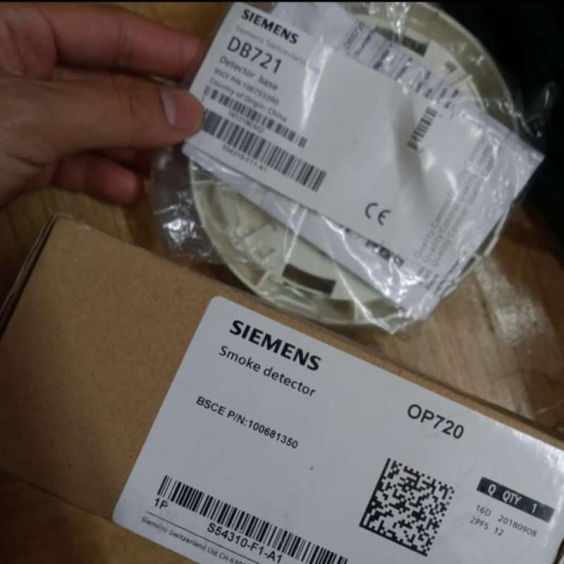 Jual Smoke Detector Siemens Op721 Withdetector Db721 Di Seller Dikong ...