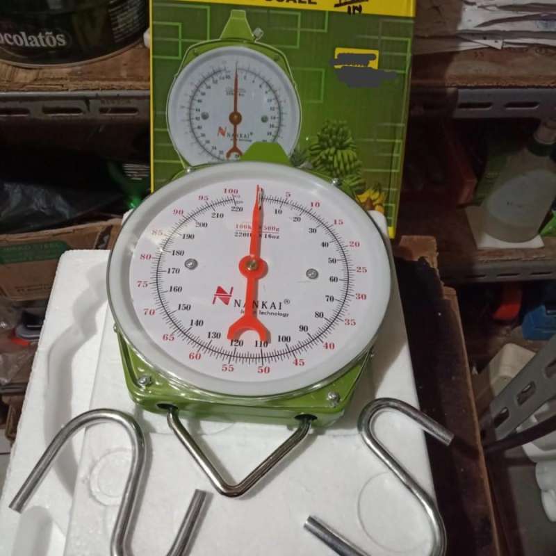 Jual timbangan gantung daging sayur 50kg nankai di Seller Dikong teknik ...