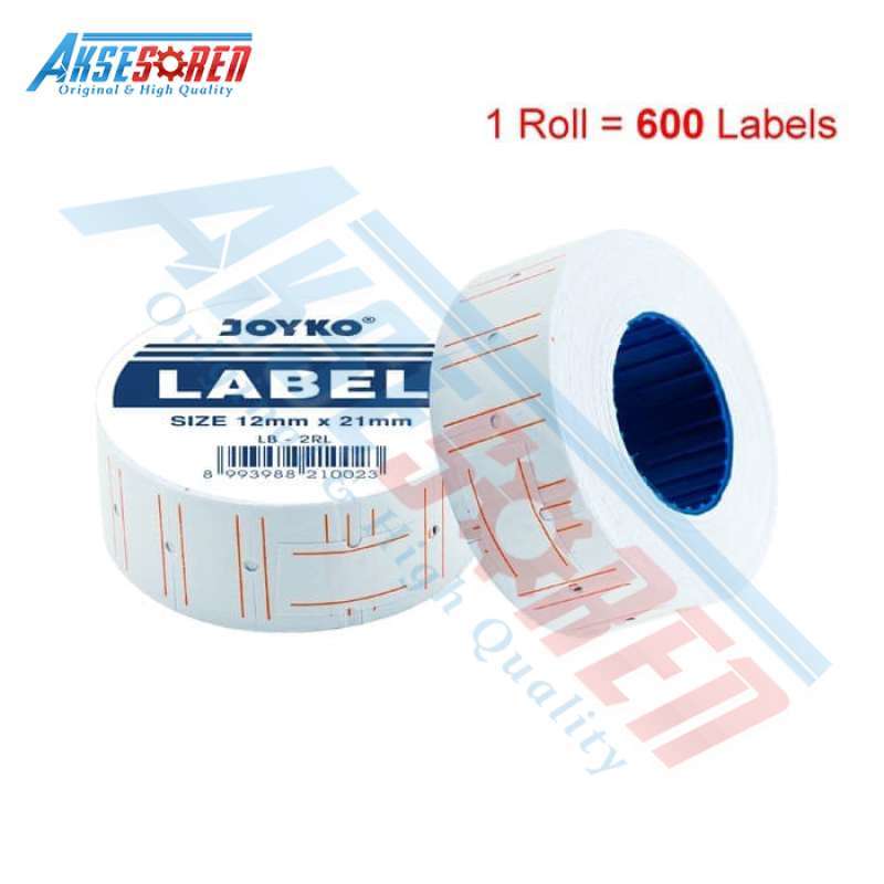 Jual Kertas Label Harga Joyko 1 Baris [lb-2rl/10 Roll] / Isi Ulang ...