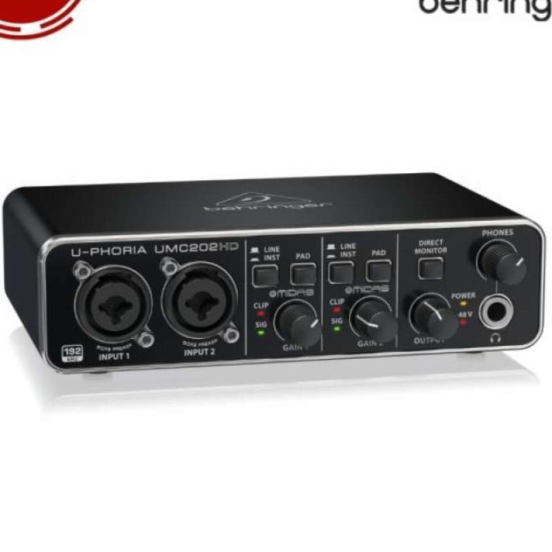 Jual Behringer Umc202hd ( Umc 202 Hd ) Soundcard With Midas Preamp Di ...