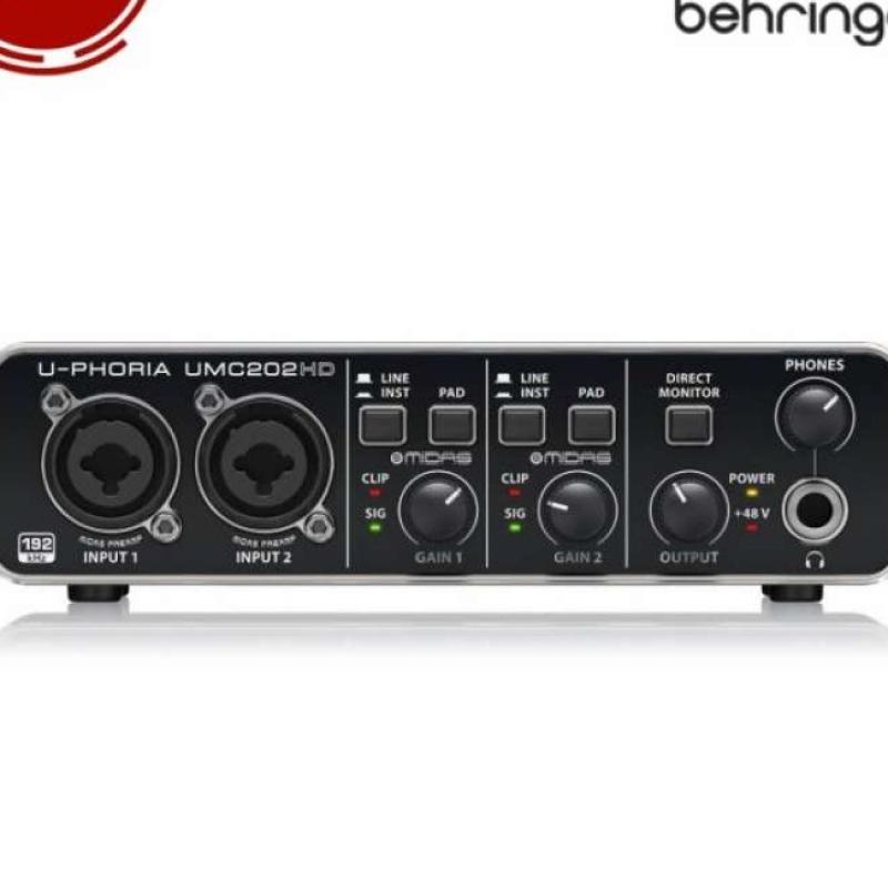 Jual Behringer Umc202hd ( Umc 202 Hd ) Soundcard With Midas Preamp Di ...