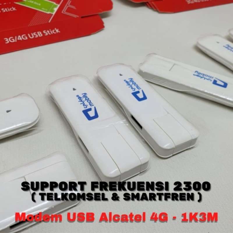Jual USB Modem 4G LTE Alcatel 1K3M Unlock Semua Operator - Putih di ...